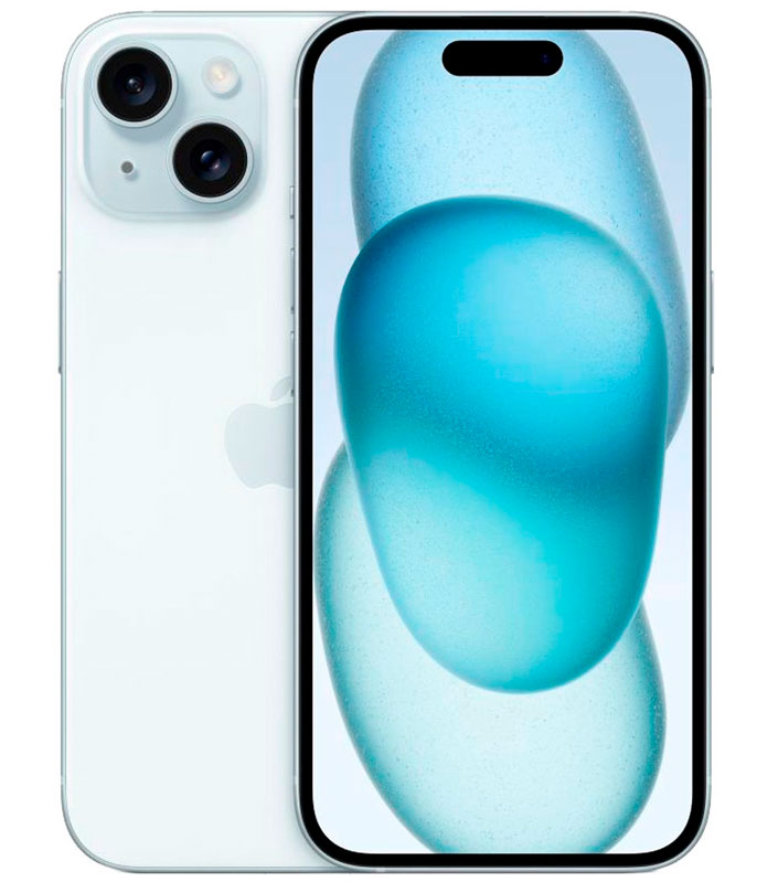 Apple iPhone 15, 128 ГБ, голубой в MacTime